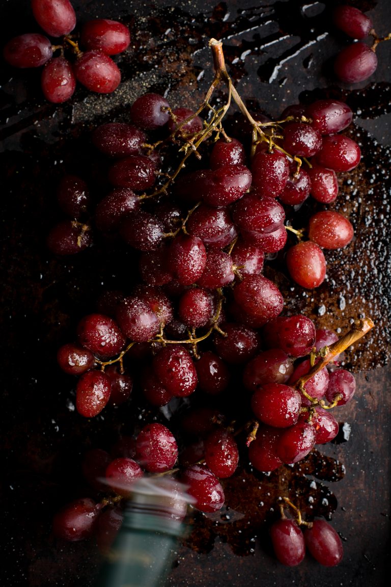Balsamic Roasted Grapes with Brie - Taste Love and Nourish